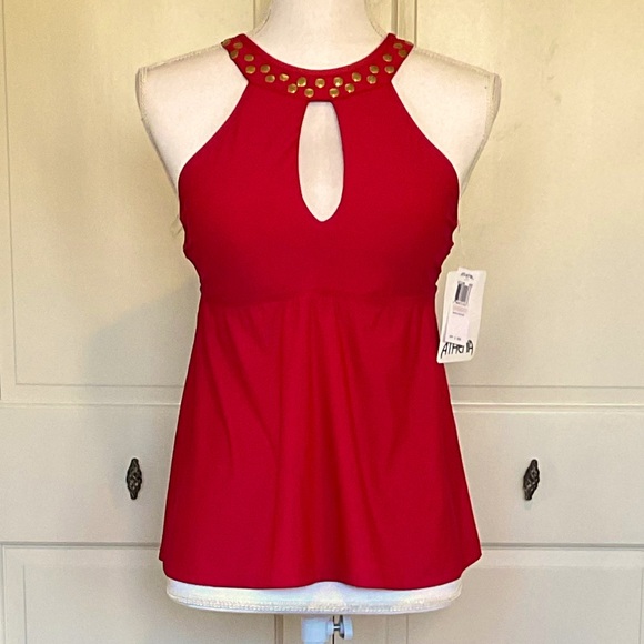 Athena | Swim | Nwt Red Tankini | Poshmark